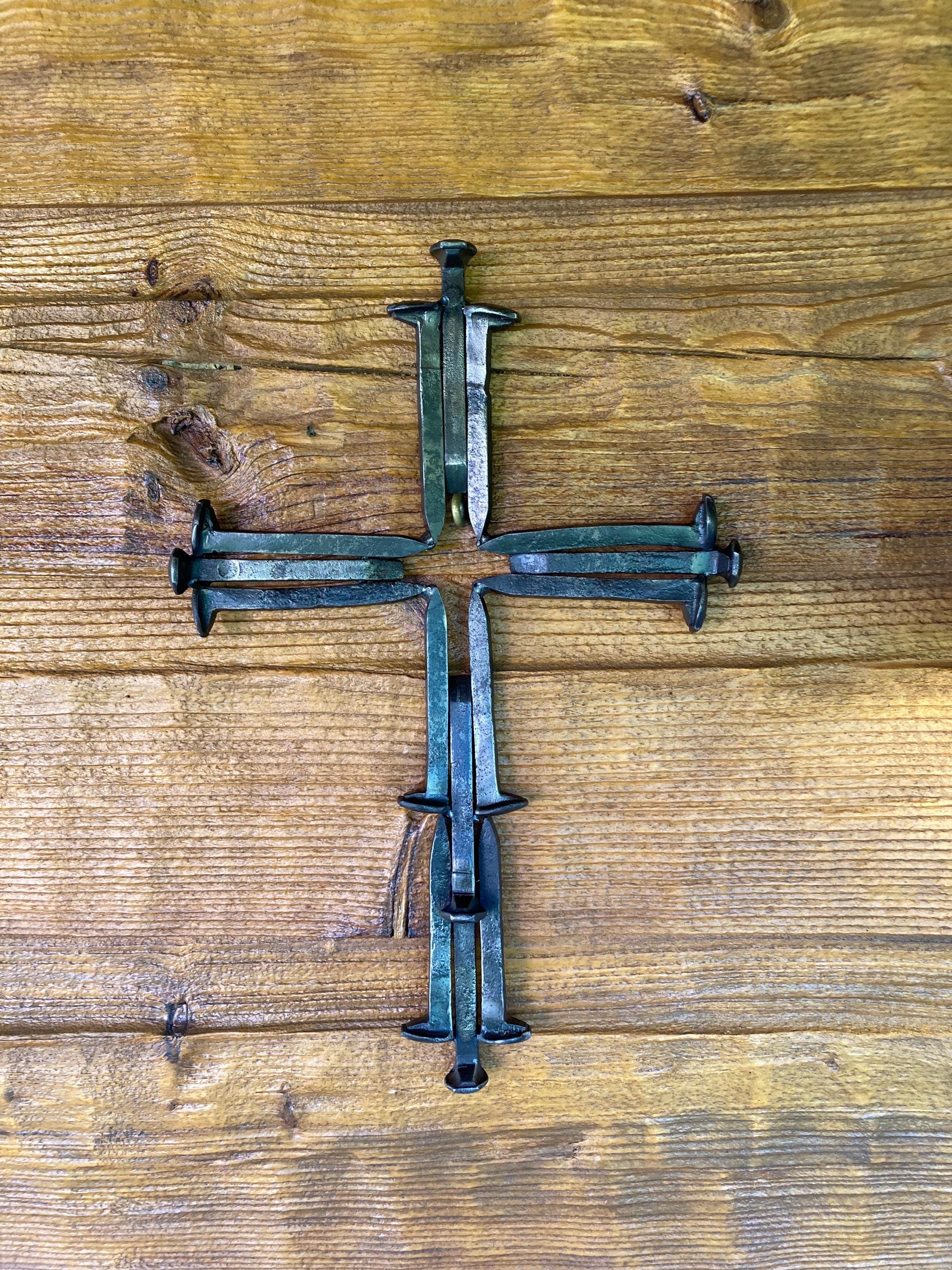 Railroad Spike Cross - Etsy