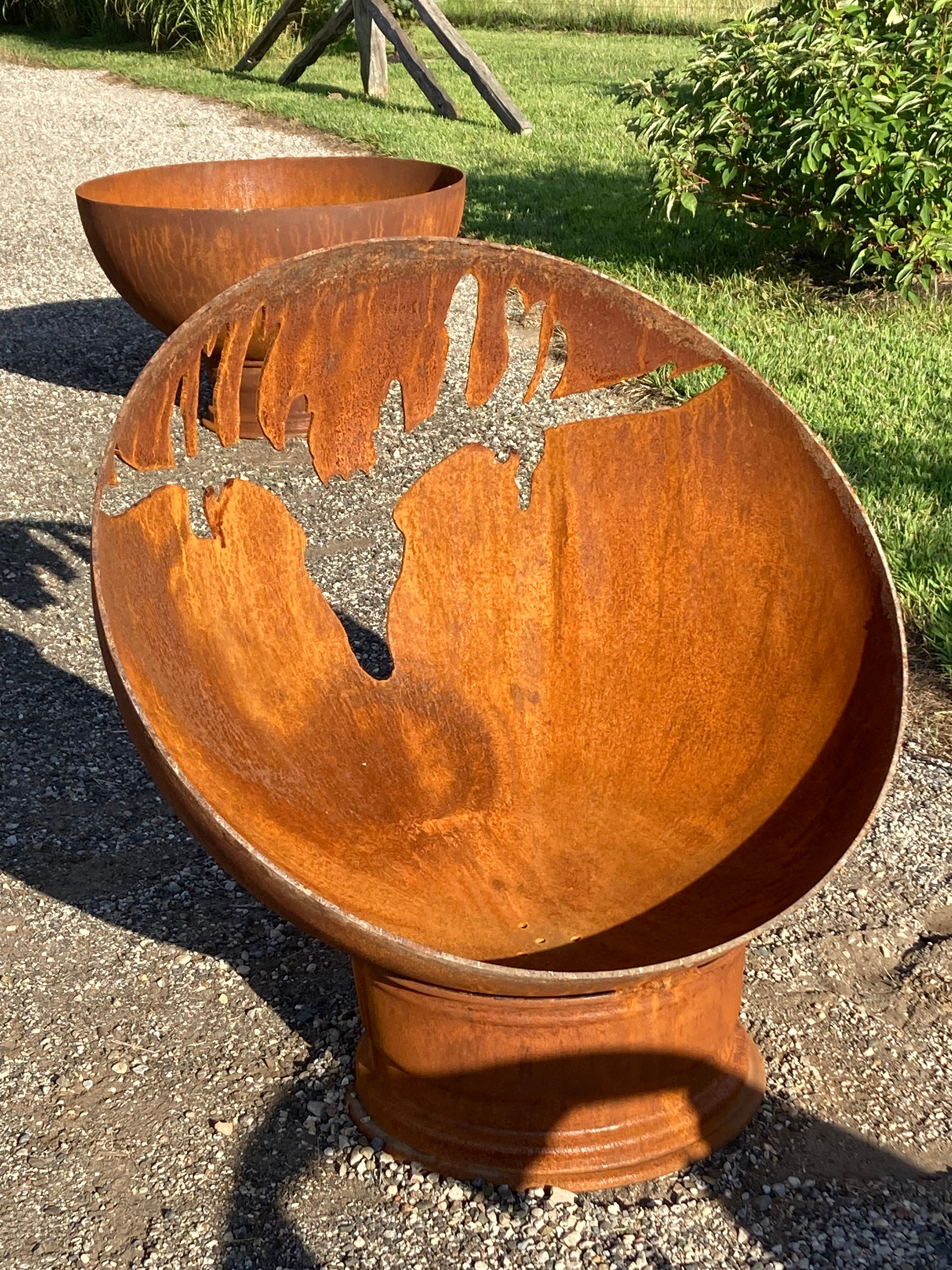 Custom Deer Hunter Fire Pit - Etsy