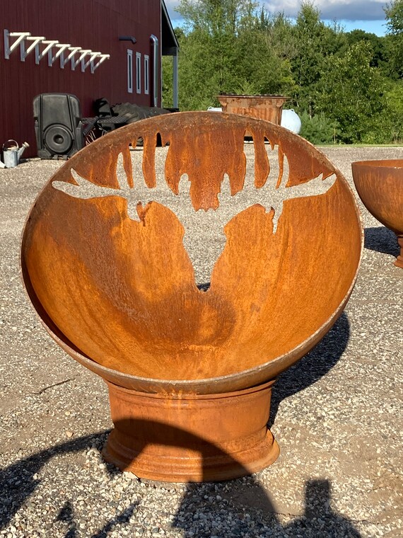 Custom Deer Hunter Fire Pit - Etsy