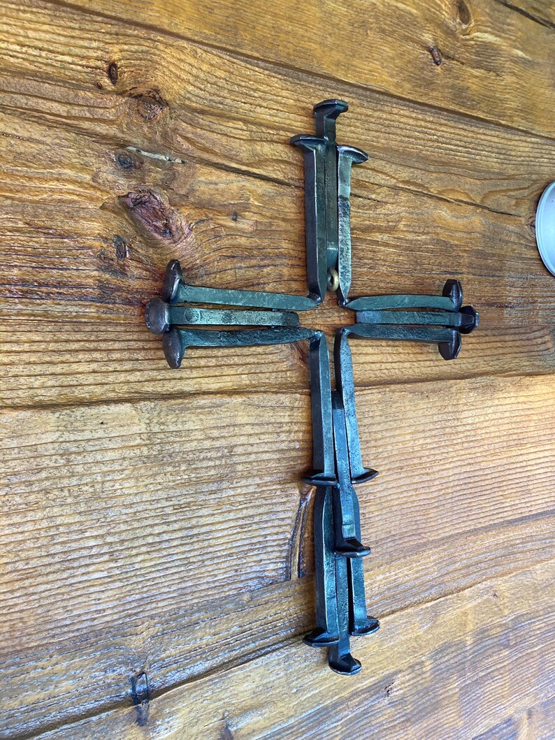 Railroad Spike Cross - Etsy