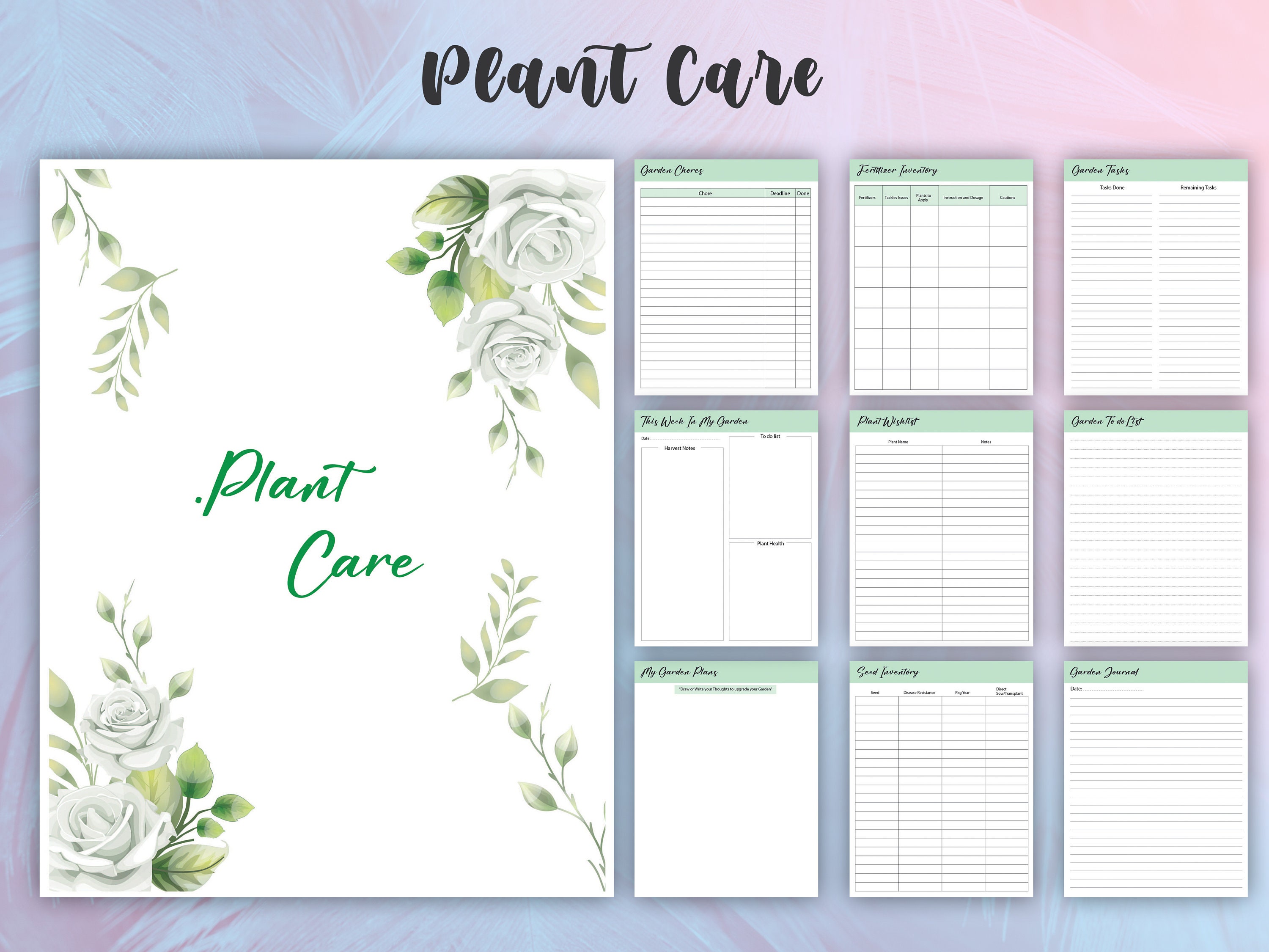Garden Planner Printable Garden Planner Plant Planner - Etsy