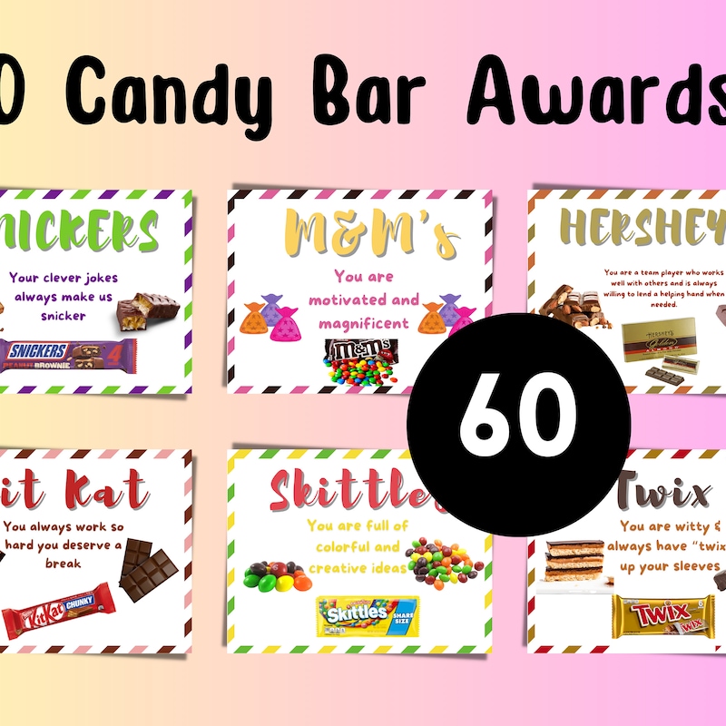 Candy Superlatives - Etsy