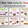 50 Employee Candy Bar Gift Tags, Employee Appreciation Tag Bundle ...