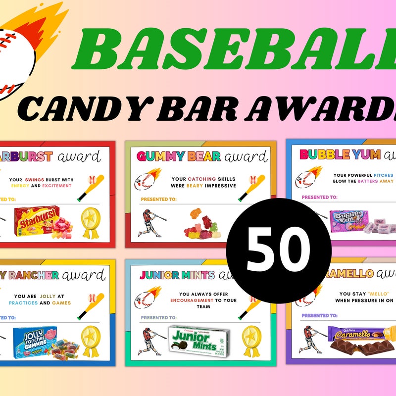 Baseball Candy - Etsy