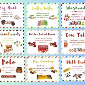 Sports Candy Bar Award Certificates - 60 Team Awards (digital Download ...