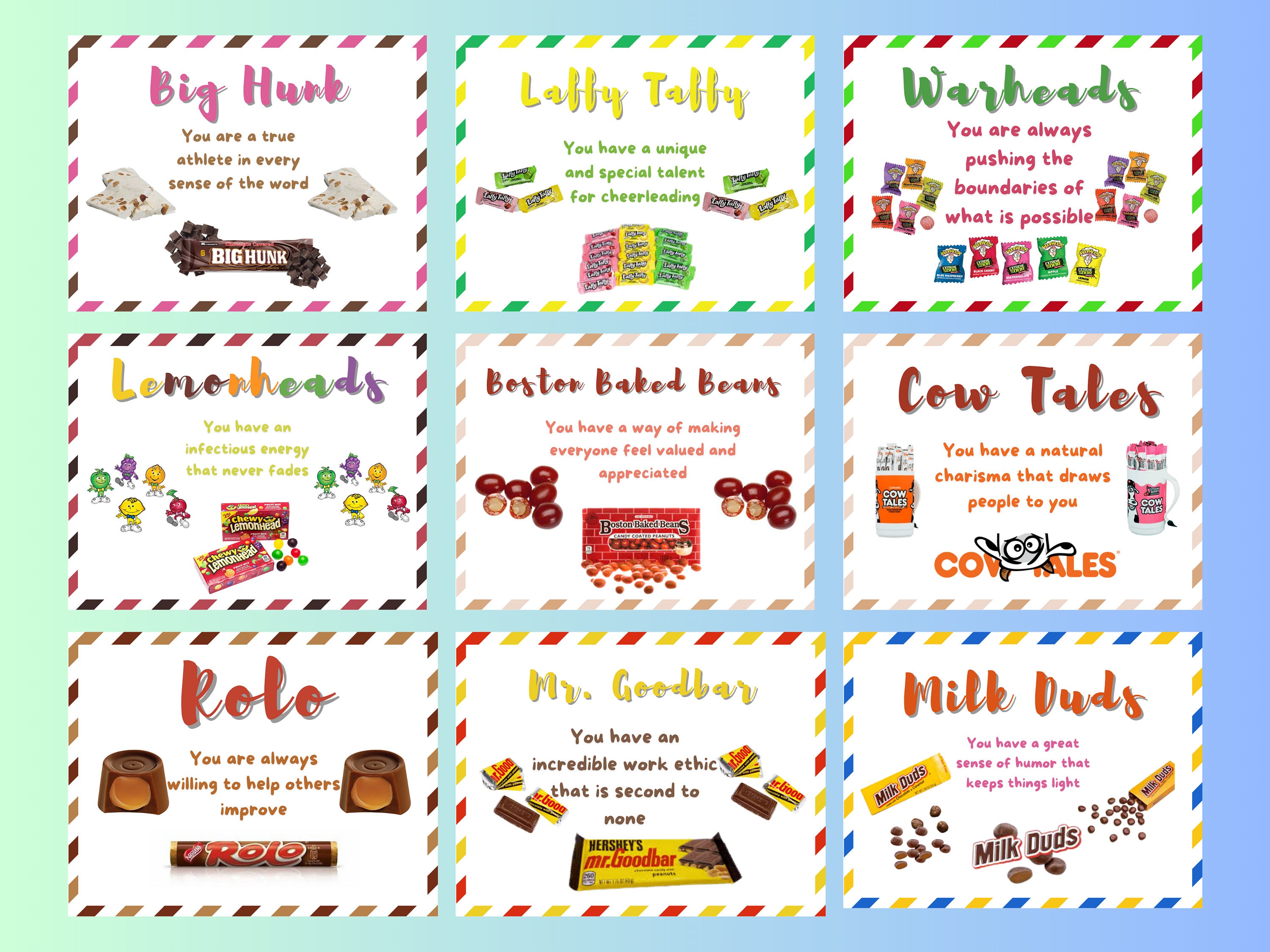 60 Softball Candy Bar Award Certificates Softball Player Candy Bar ...