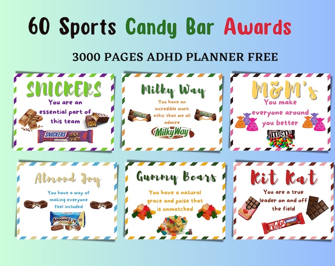 Candy Bar Award Certificates | Download, Edit and Print | Candy Awards ...