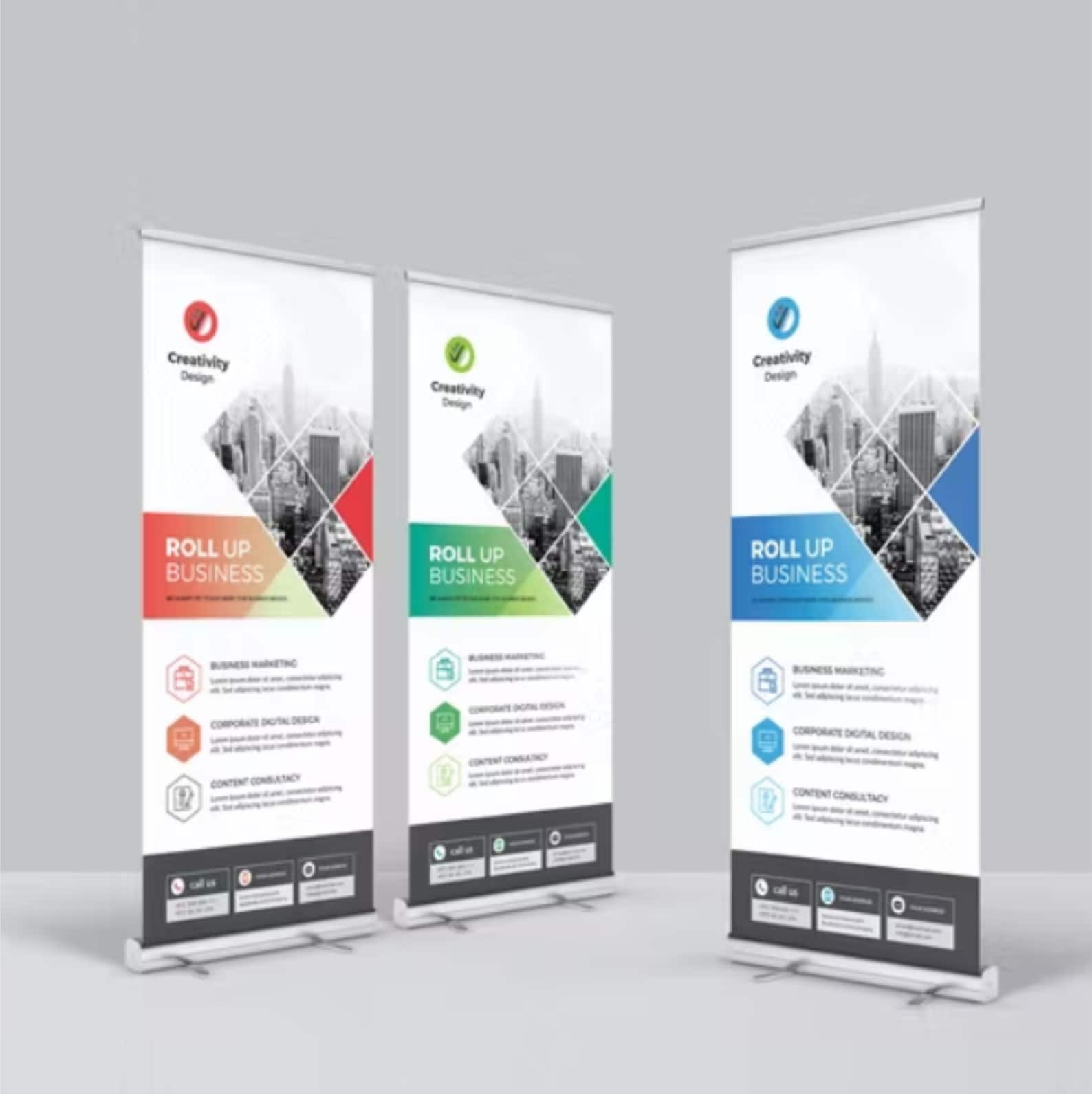Roll up Banner, Roll up Banner Stand, Custom Retractable Banner, Pop up ...