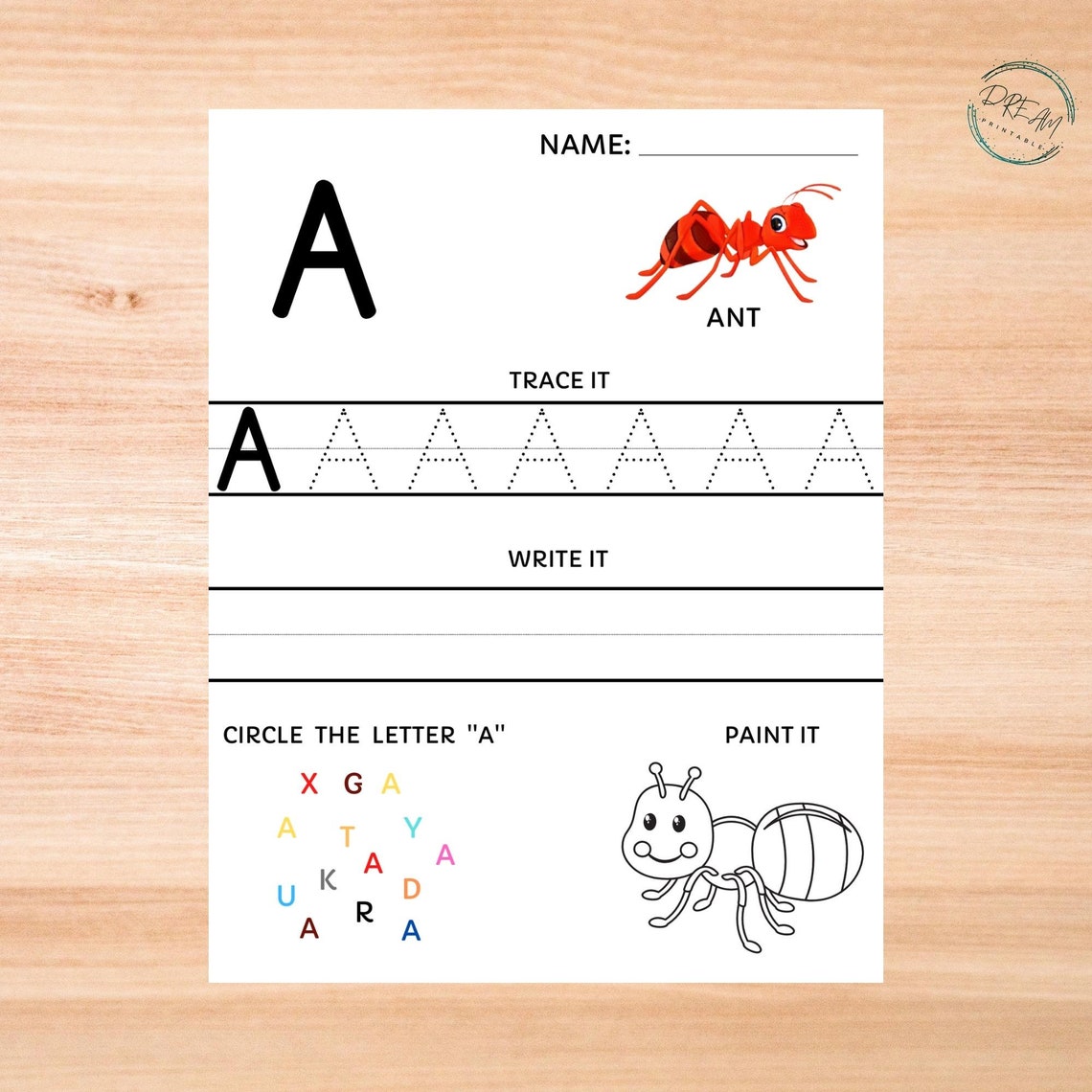 Letter of the Week Worksheets, Alphabet Worksheets, Alphabet Tracing ...