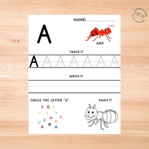 Letter of the Week Worksheets, Alphabet Worksheets, Alphabet Tracing ...