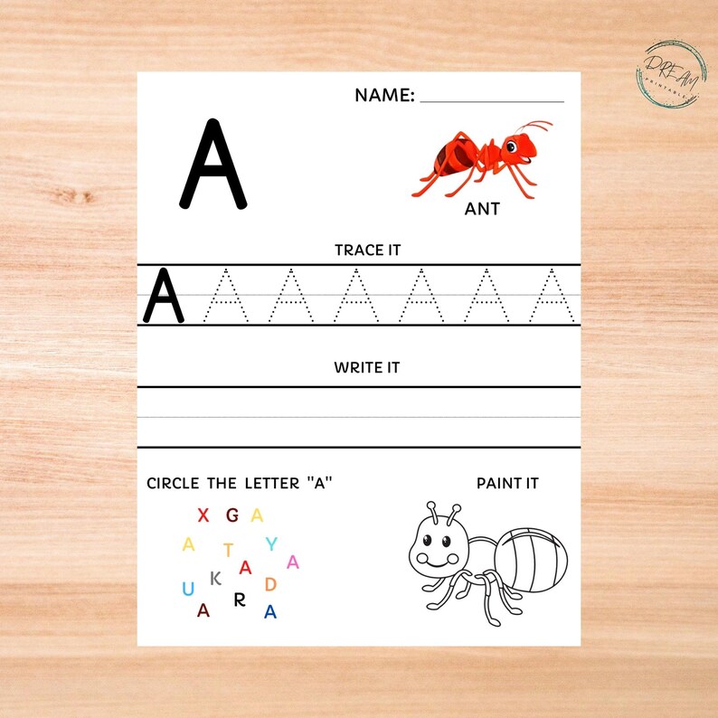 Letter of the Week Worksheets, Alphabet Worksheets, Alphabet Tracing ...
