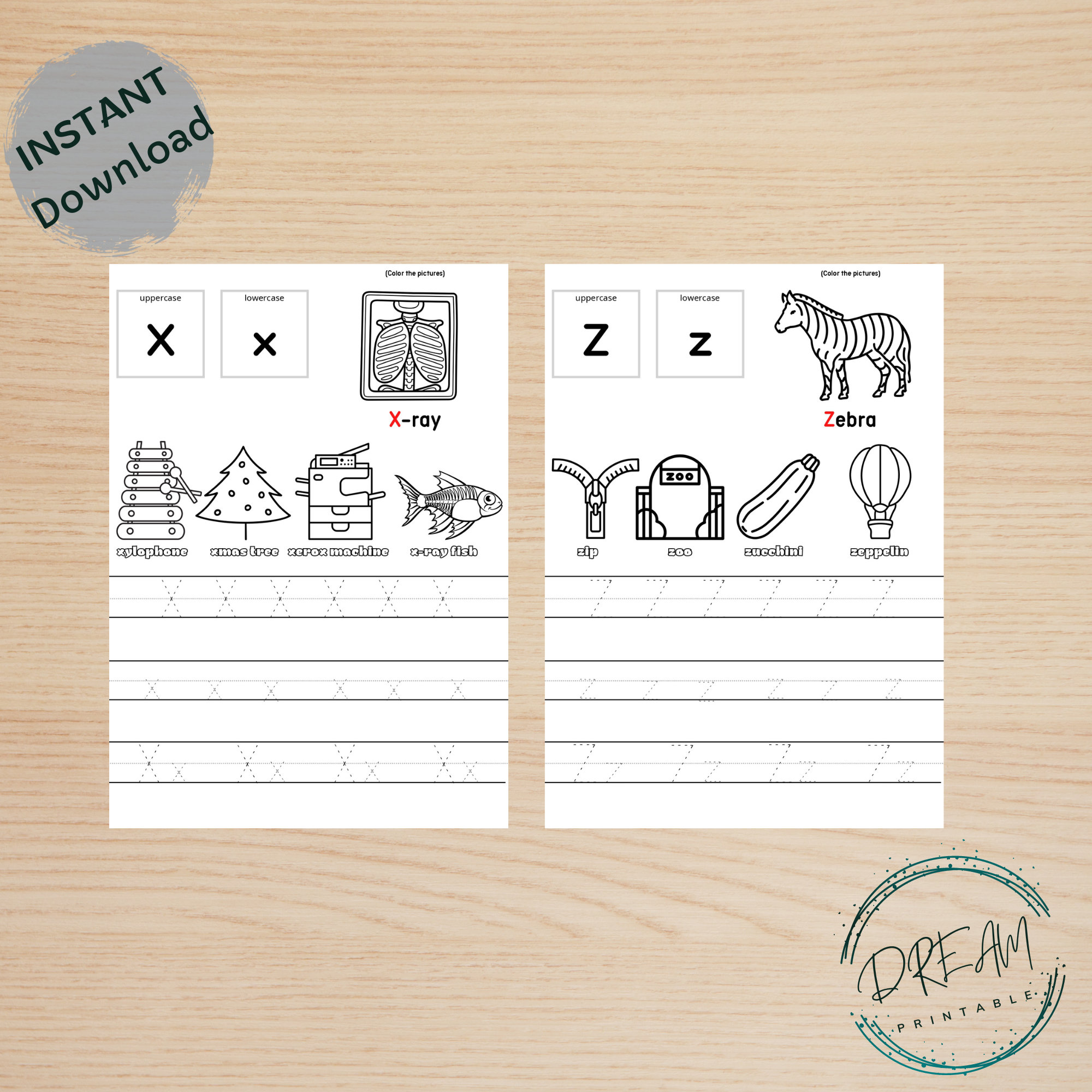 Alphabet Worksheets, Upper and Lowercase, Alphabet Printable Worksheets ...