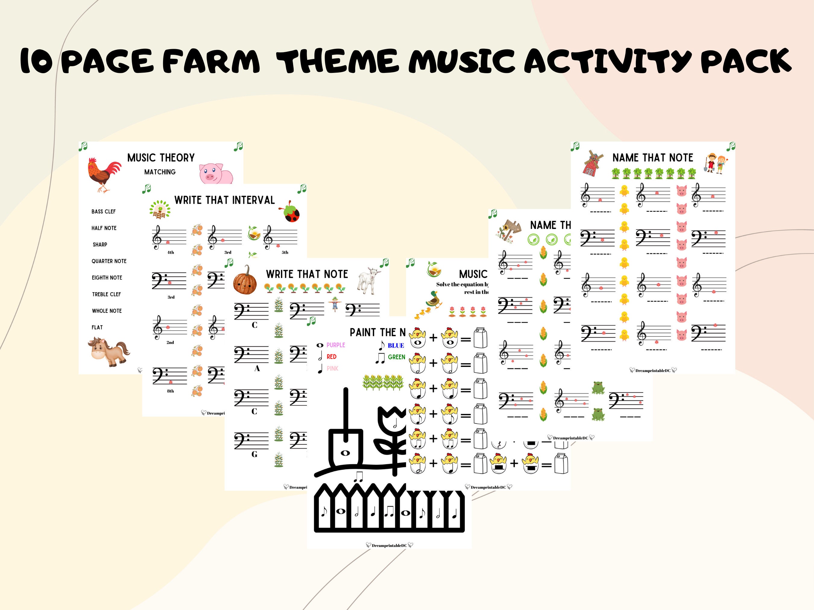 Music Worksheets, Music Activity, Music Printable, Homeschool Printable ...