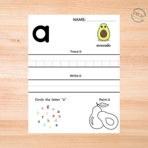Letter of the Week Worksheets, Alphabet Worksheets, Alphabet Tracing ...