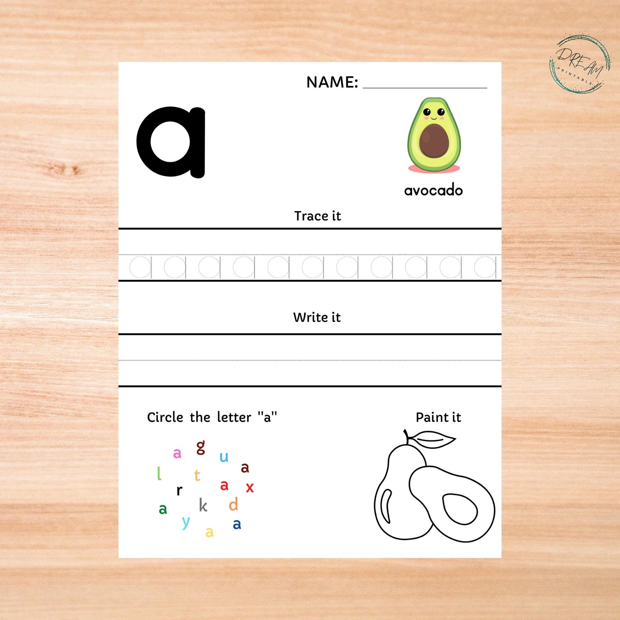 Letter of the Week Worksheets, Alphabet Worksheets, Alphabet Tracing ...