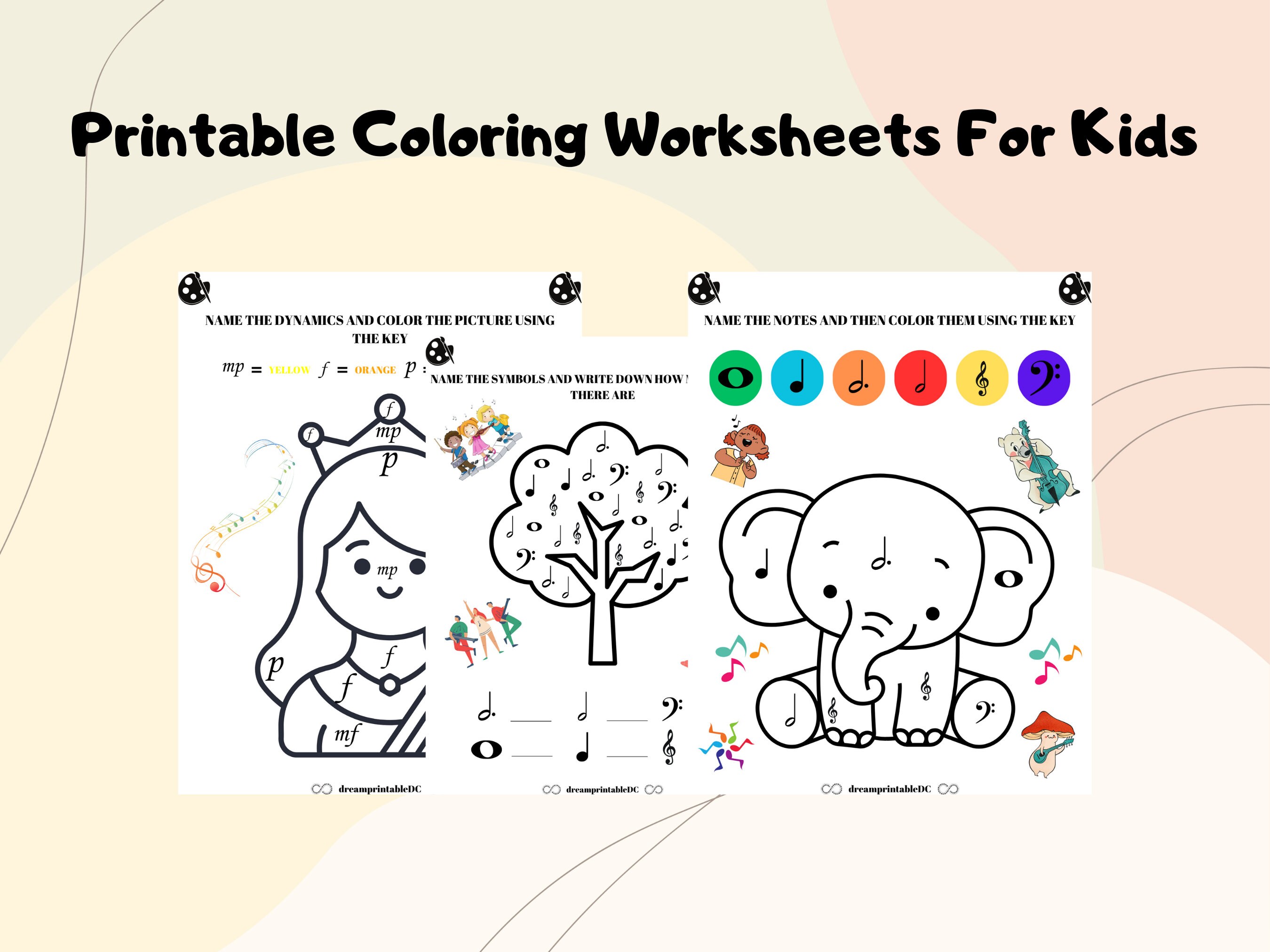 Piano Lesson, Music Lesson, Homeschool Worksheet, Music Printable ...