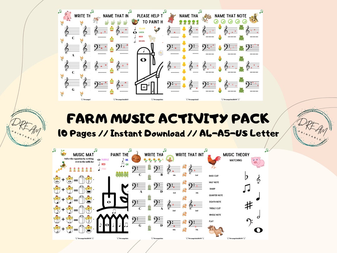 Music Worksheets, Music Activity, Music Printable, Homeschool Printable ...