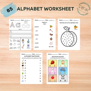 Preschool Learning Binder, Learning Worksheets, Alphabet Worksheets ...