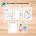 Preschool Learning Binder, Learning Worksheets, Alphabet Worksheets ...