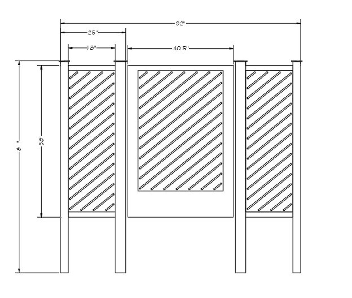 Custom Aluminum Pool Gate With Laser Cut Design - Etsy