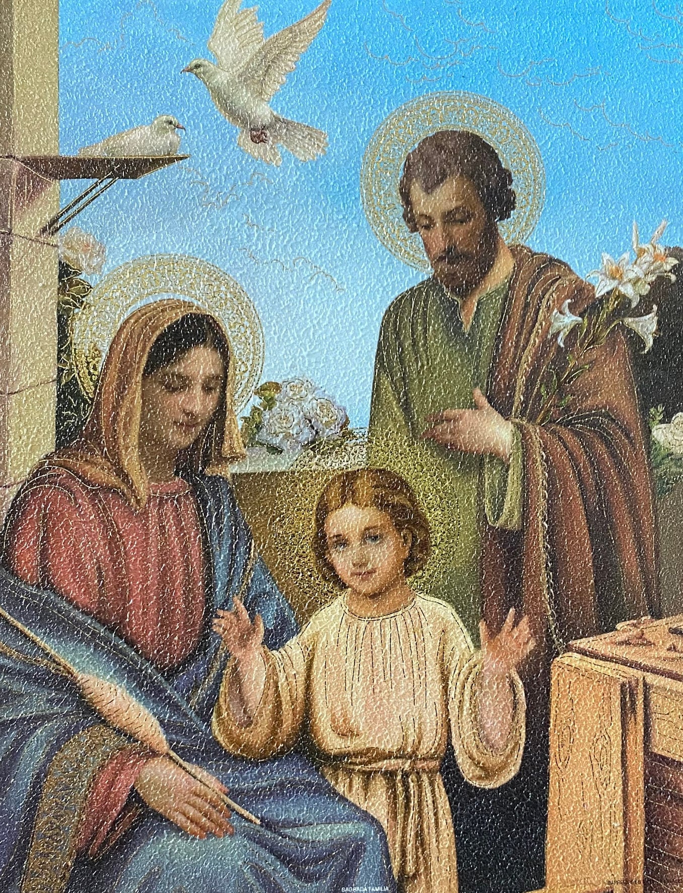 Holy Family Portrait Print, Christian and Catholic Home Décor, Faith ...