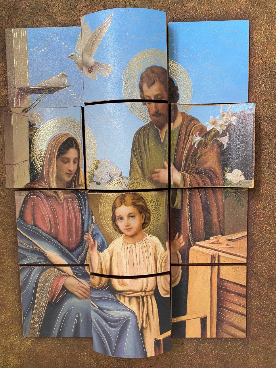 Holy Family Portrait Print, Christian and Catholic Home Décor, Faith ...