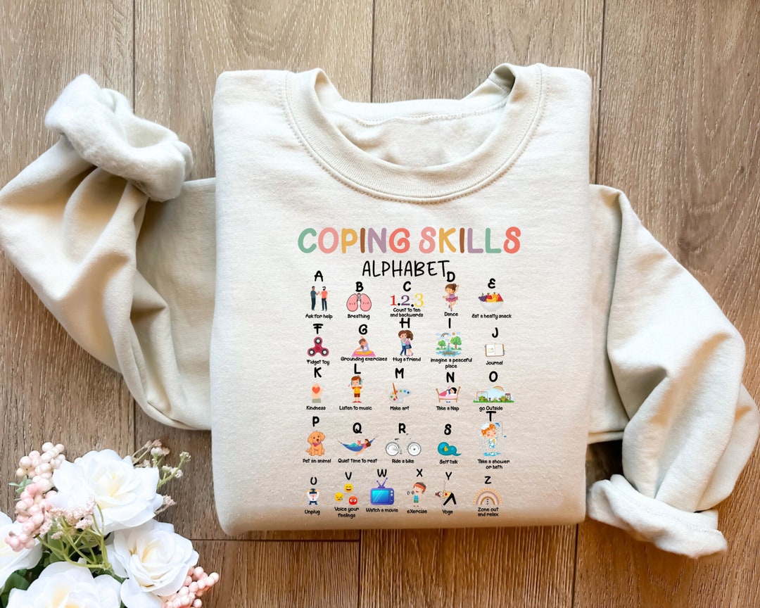 Coping Skills Alpabet Shirt, Sped Teacher Shirt, School Counselor T ...
