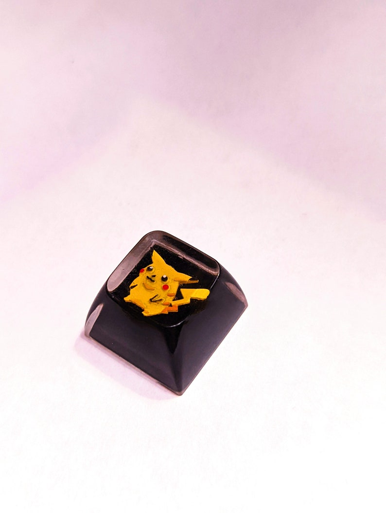 Pikachu Pokemon, Pokemon Keycap, Custom Pokemon, Custom Keycap, Artisan ...