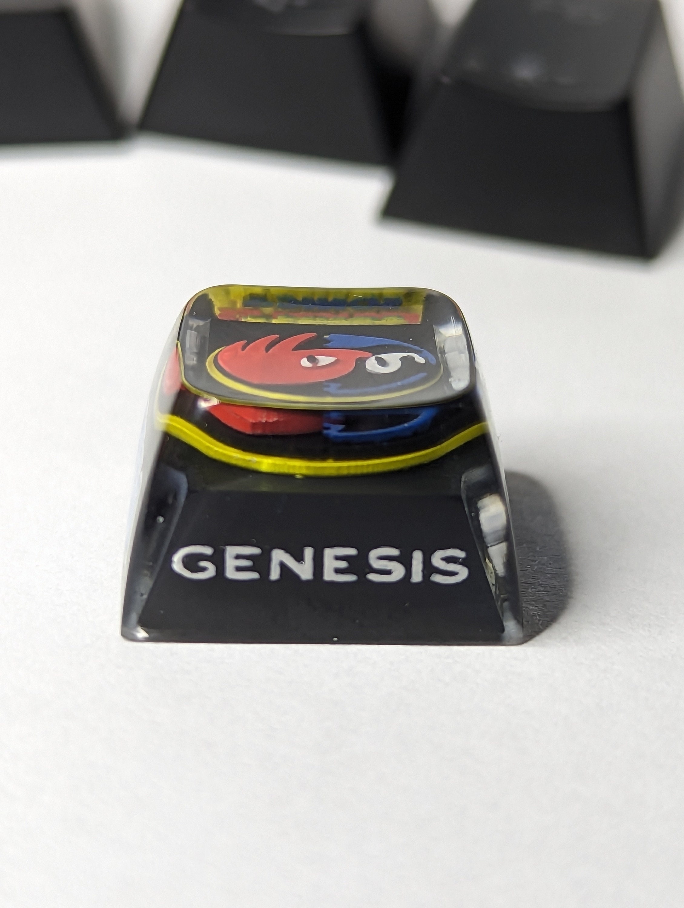 Sonic Sonic and Knuckles Cherry MX Glossy Artisan Keycap Fits Most ...