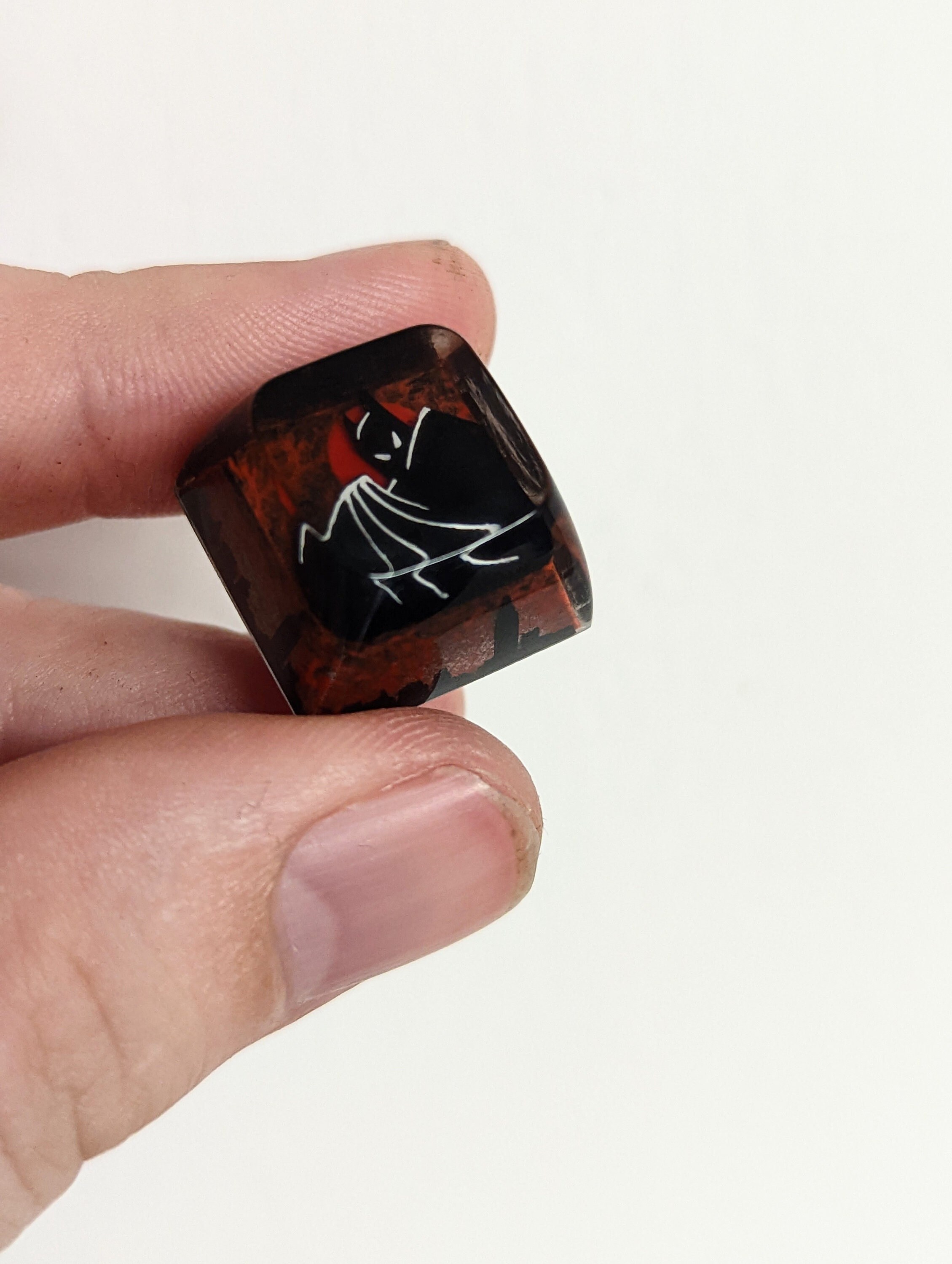 Batman Keycap Gamer Gift Artisan Keycap Black Comics - Etsy