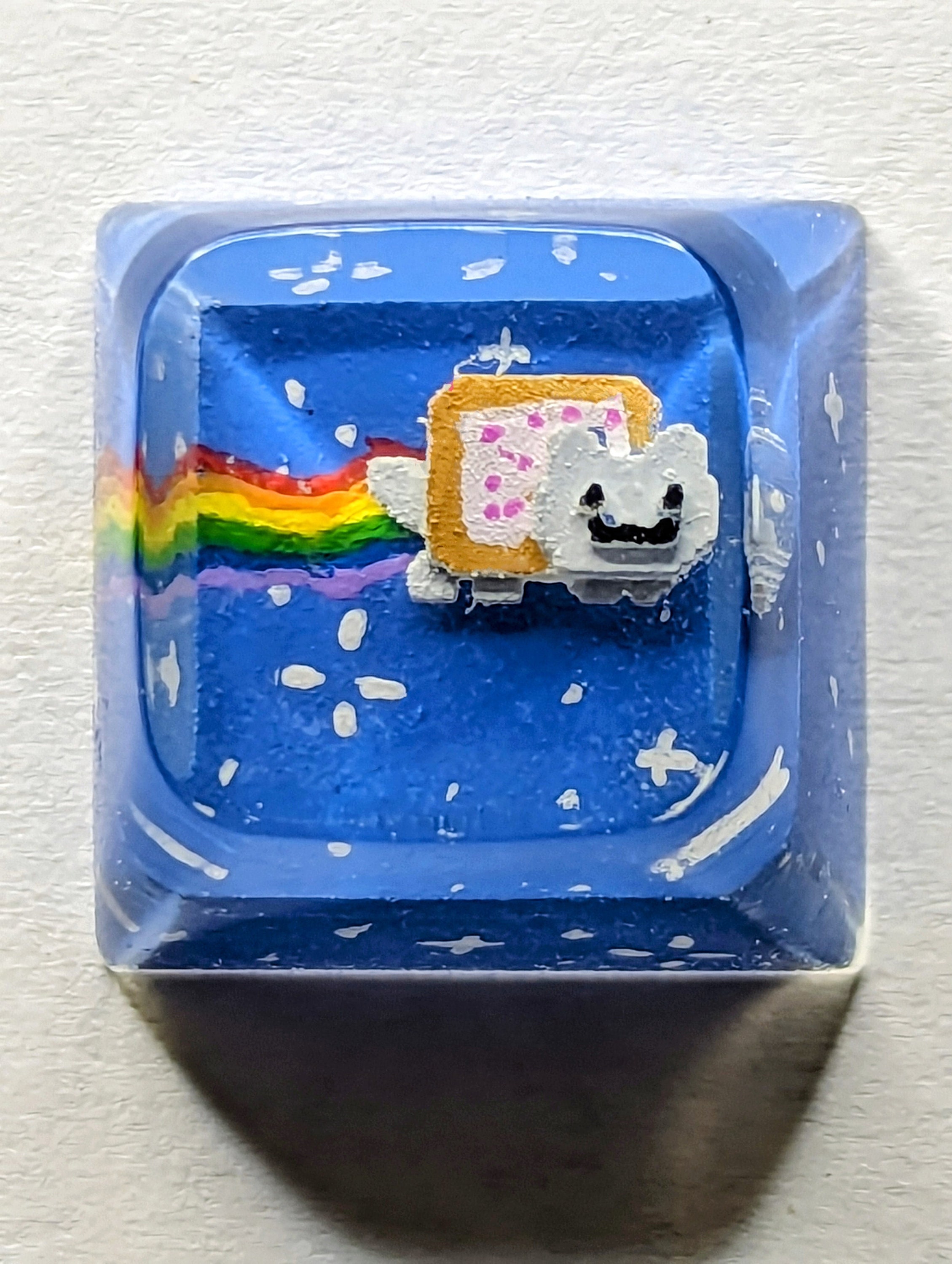 Nyan Cat Keycap Cherry MX Glossy Gift for Him Gift for Her Mechanical ...