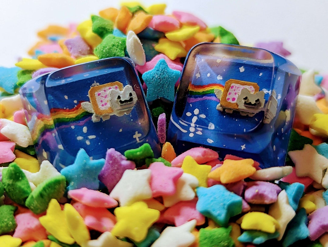 Nyan Cat Keycap | Cherry MX Glossy | Gift for Him | Gift for Her ...