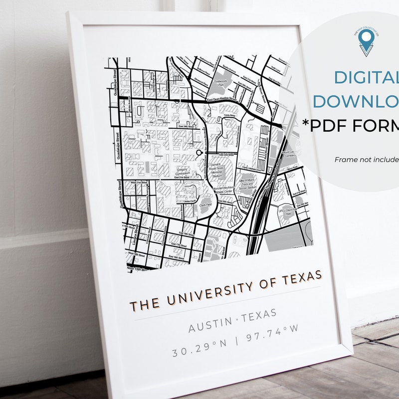 Austin Map - Etsy