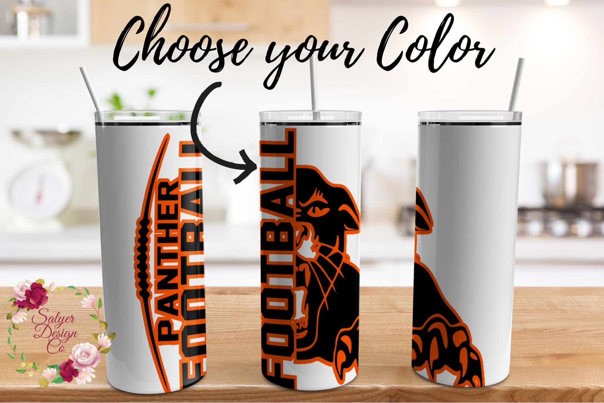 Personalized School Spirit Sublimation Tumbler, Customized Tumblers ...
