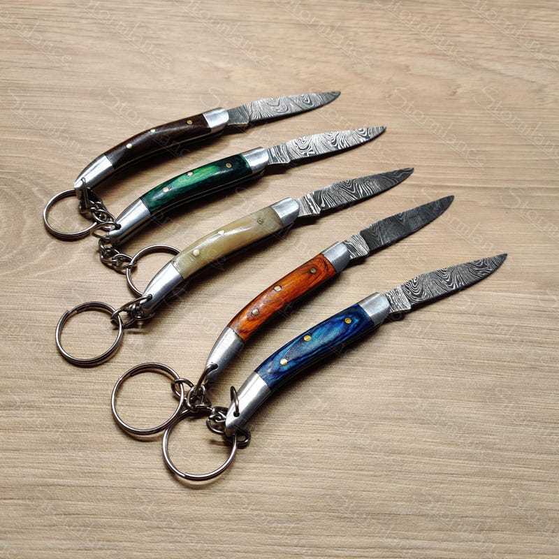 Mini Knife Keychain - Etsy