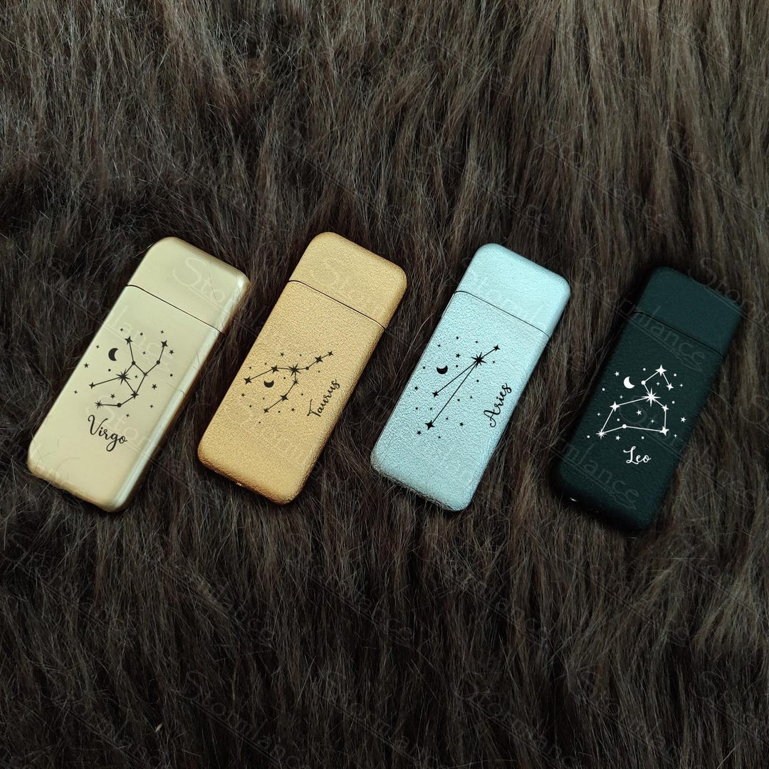 Personalized Astrology Lighter, Engraved Gas Lighter, Customized ...