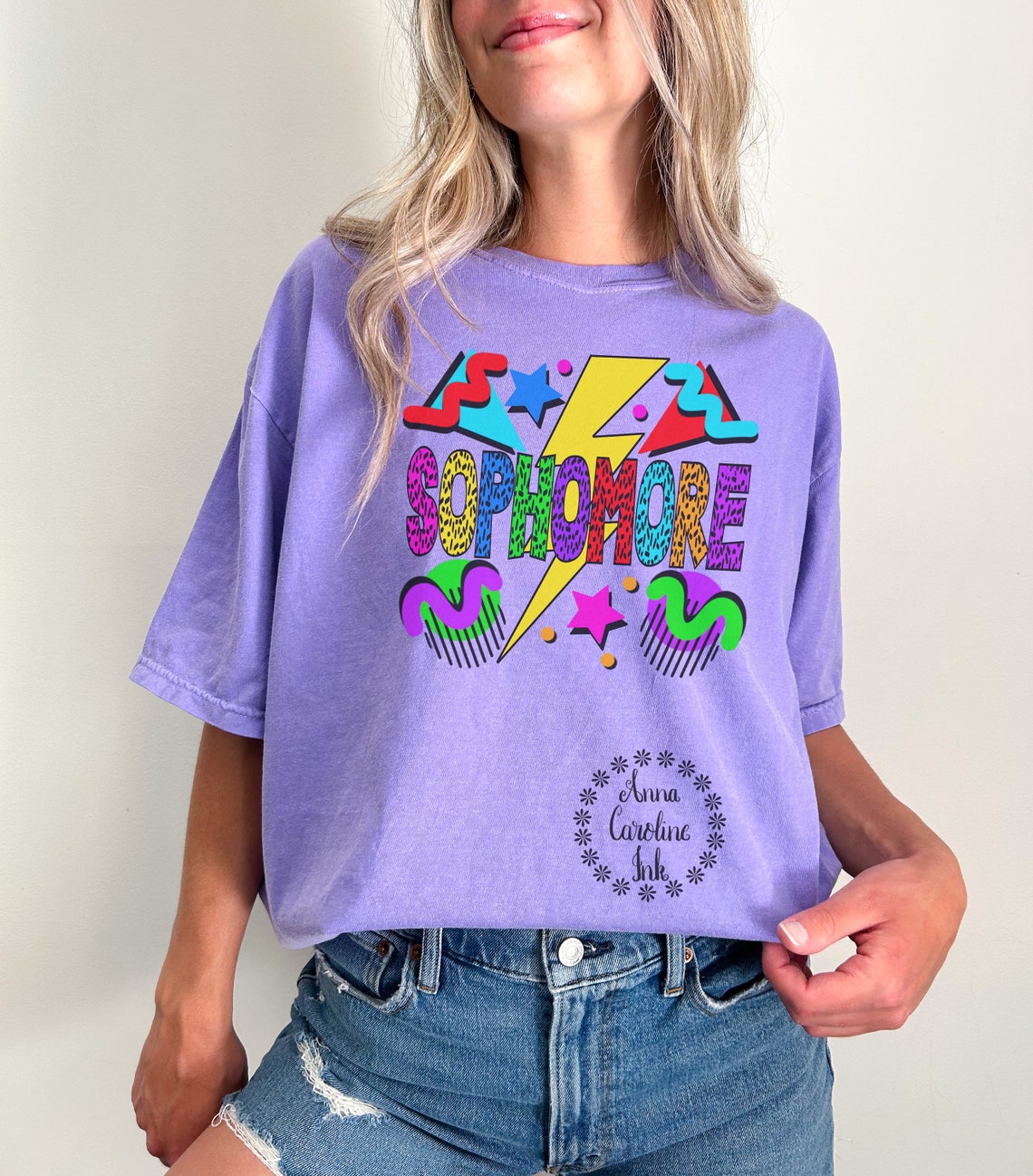 Sophomore 90s Tshirt Design PNG File for Sublimation|sophomore Heat ...