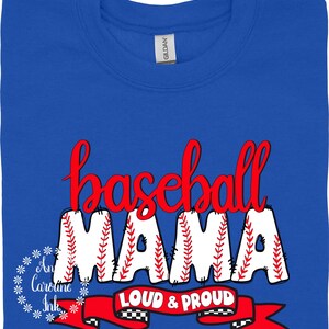 Baseball Mama PNG Baseball Shirt Design for Mom Baseball Sublimation ...
