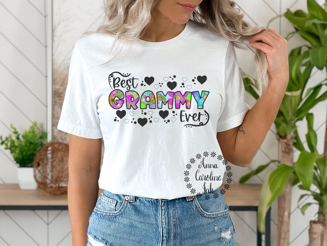 Best Grammy Ever PNG | Floral Sublimation Design (digital File) - Etsy