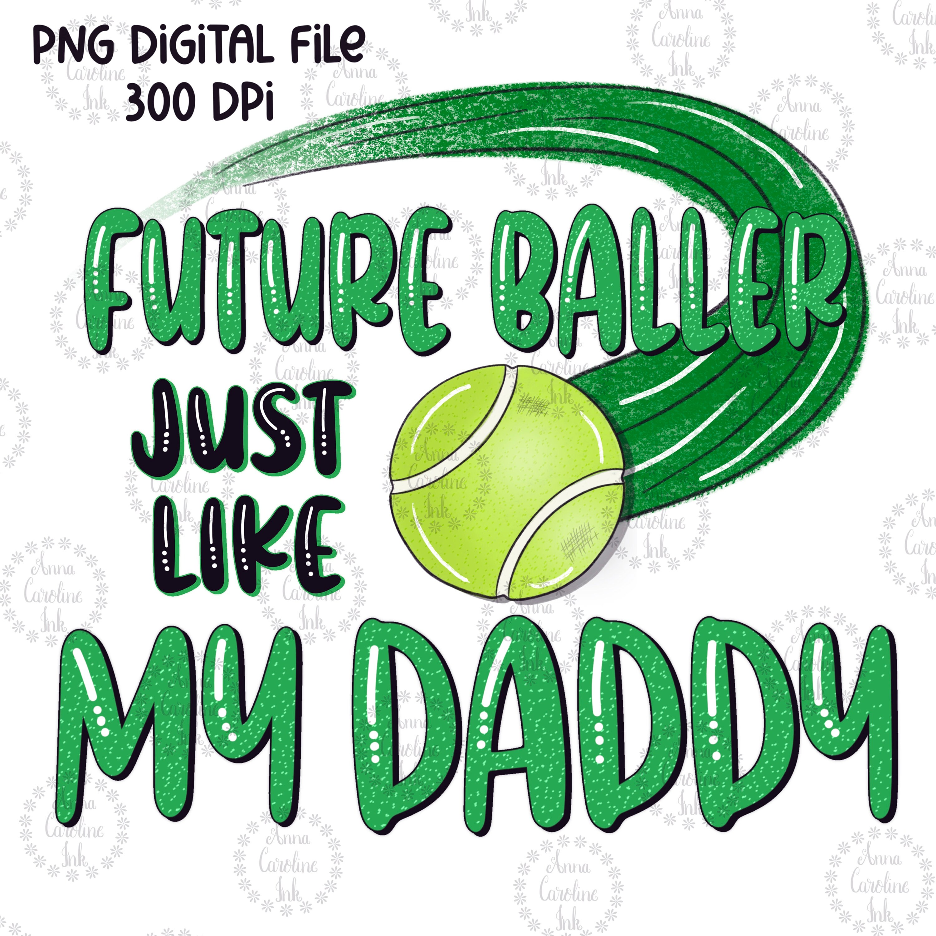 Tennis Dad Digital File for Heat Transfer Sublimation|hand Drawn Tennis ...