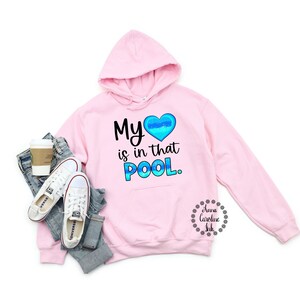 Swimming PNG My Heart is in That Pool PNG for Sublimation|swim PNG ...