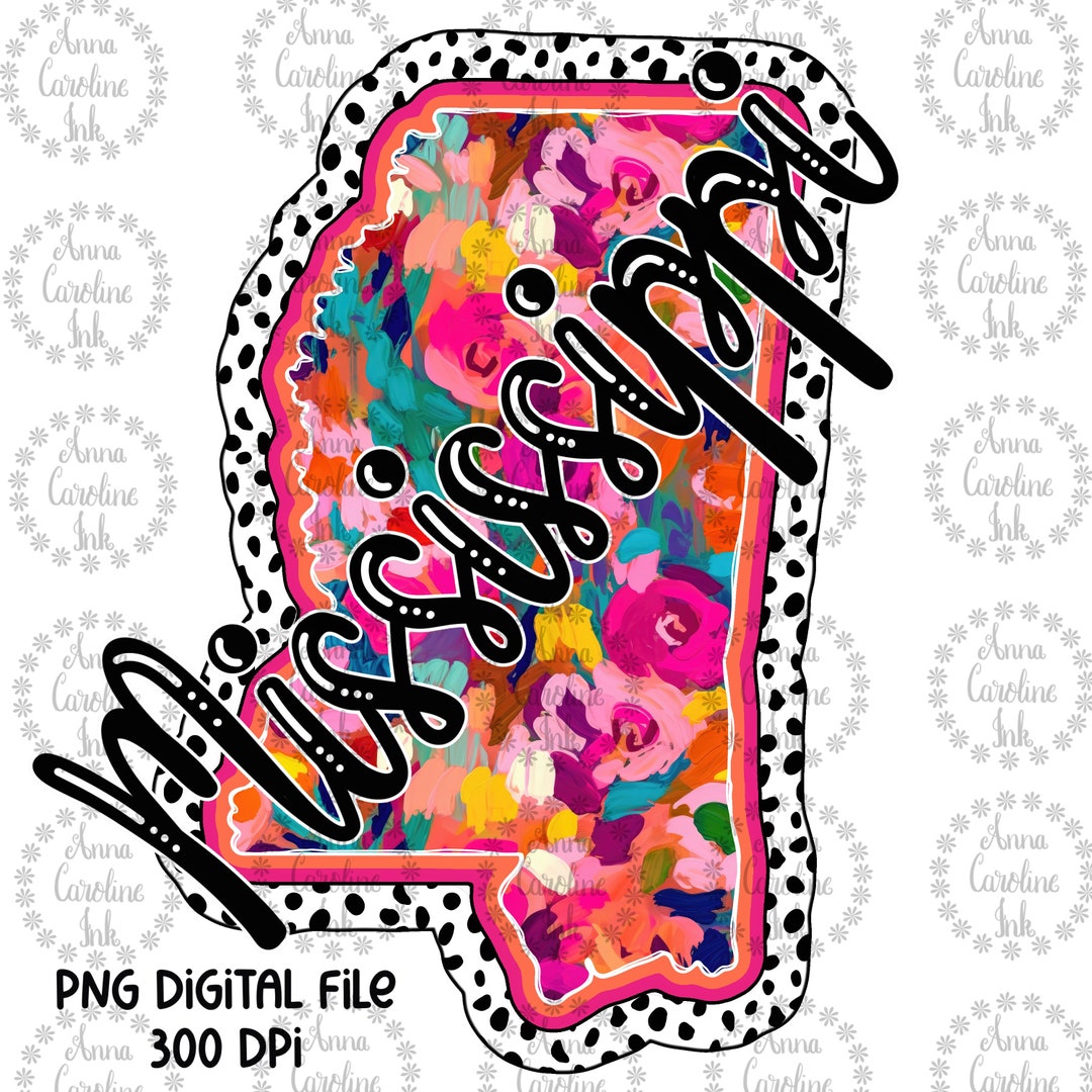 State PNG Mississippi PNG Decals State Digital Download Car Decal Printable Mississippi ...