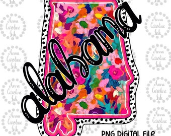 State PNG Alabama PNG Decals State Bows Digital Download Heart Car ...