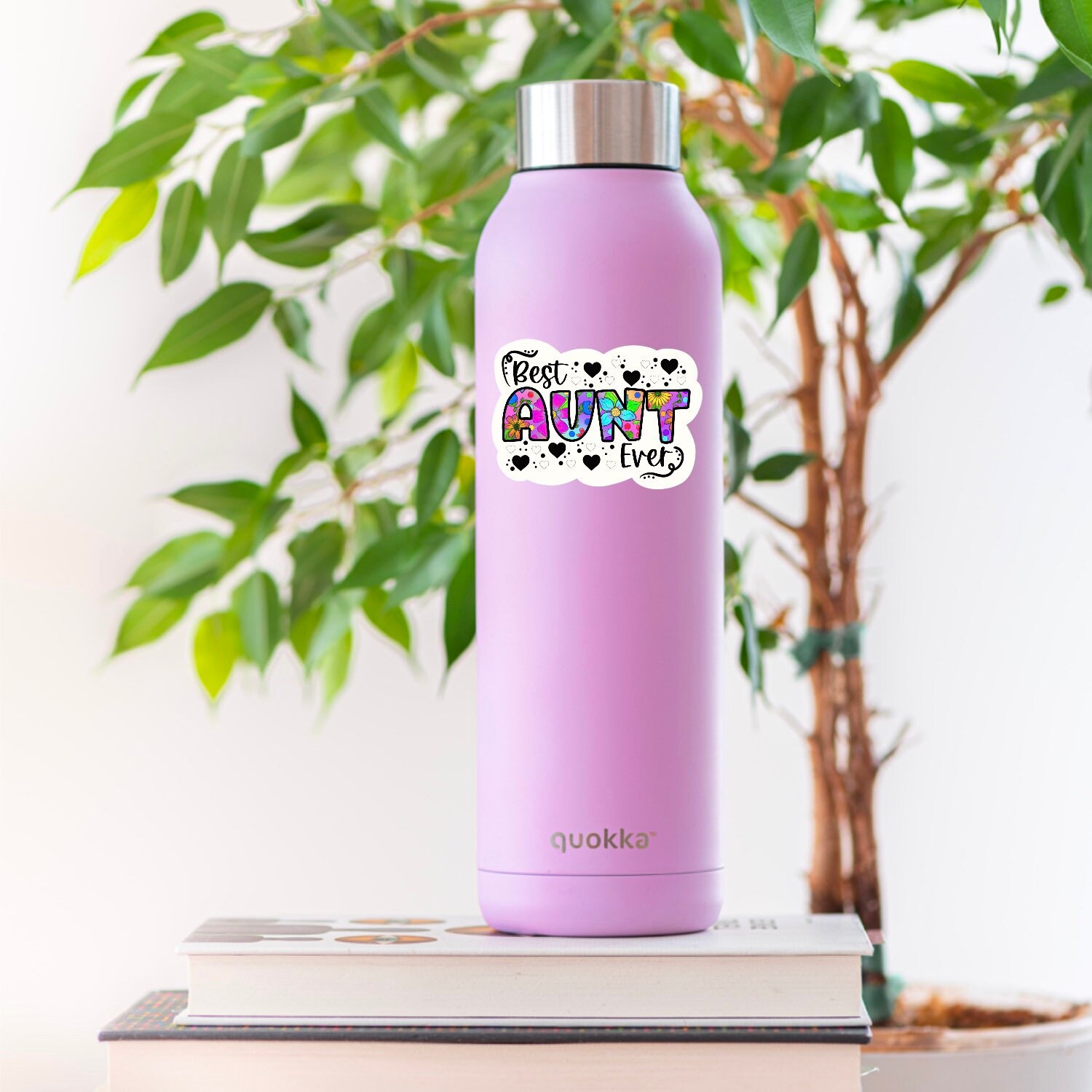 Aunt Sticker for Laptop or Water Bottle, Best Aunt Ever Sticker, Gift ...