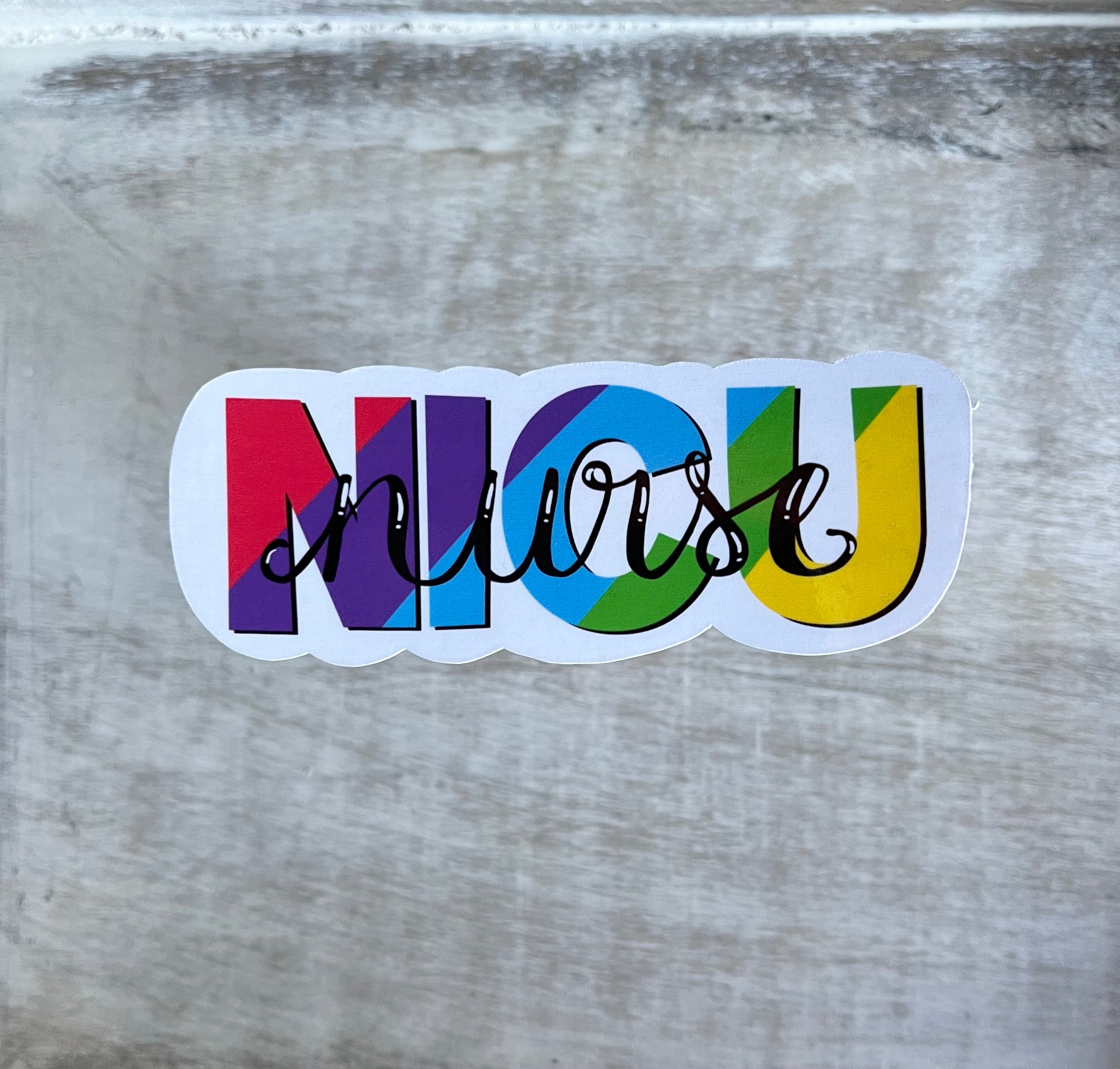 NICU Nurse Sticker, Nurse Decal, Medical Sticker, Occupation Sticker ...