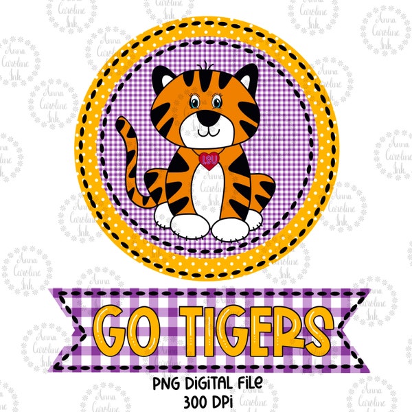 Dtf Design Lsu - Etsy