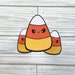 Candy Corn Halloween Sticker, Trick or Treat Sticker, Ghost Stickers ...