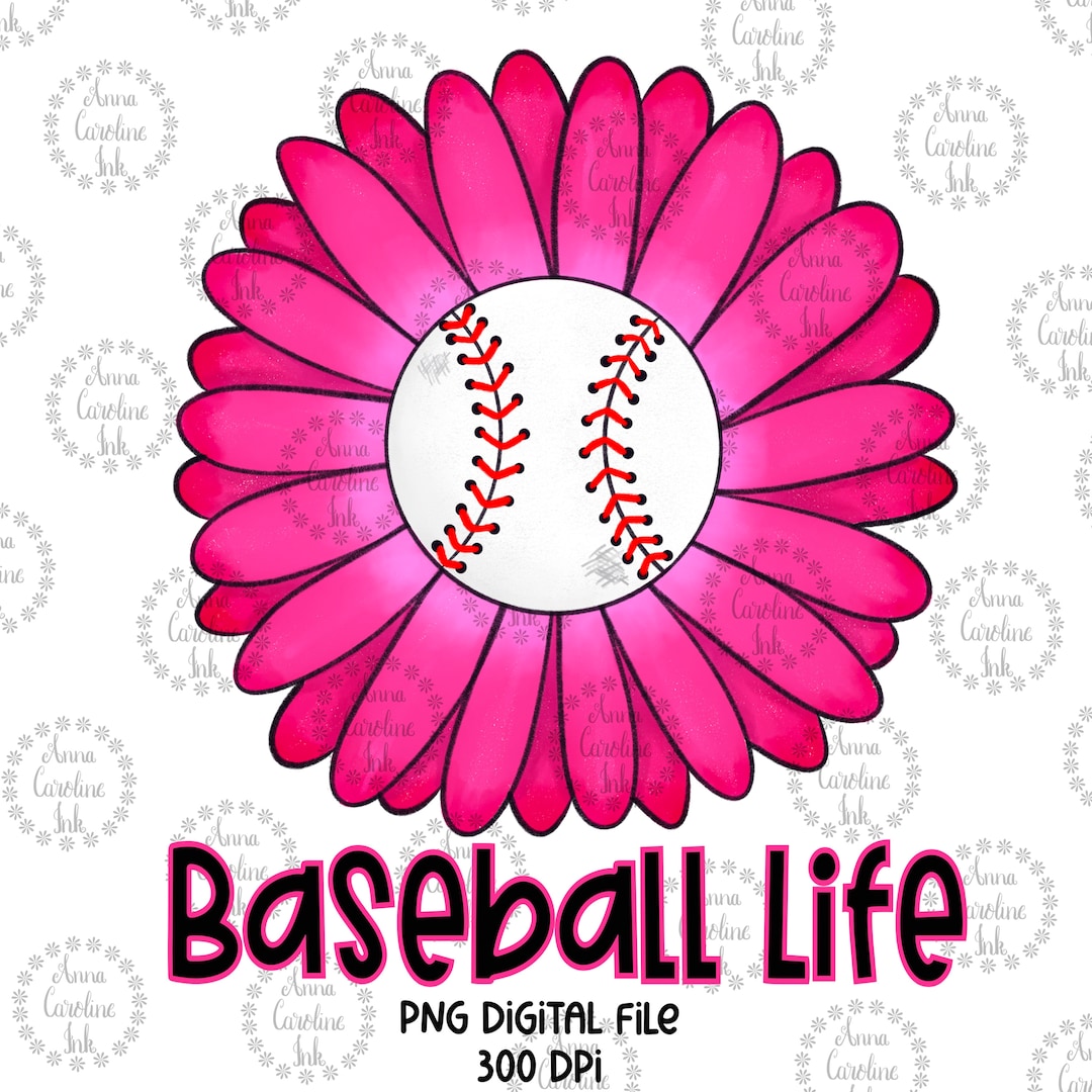 Baseball Life Digital File for Sublimation|hand Drawn Digital Baseball ...