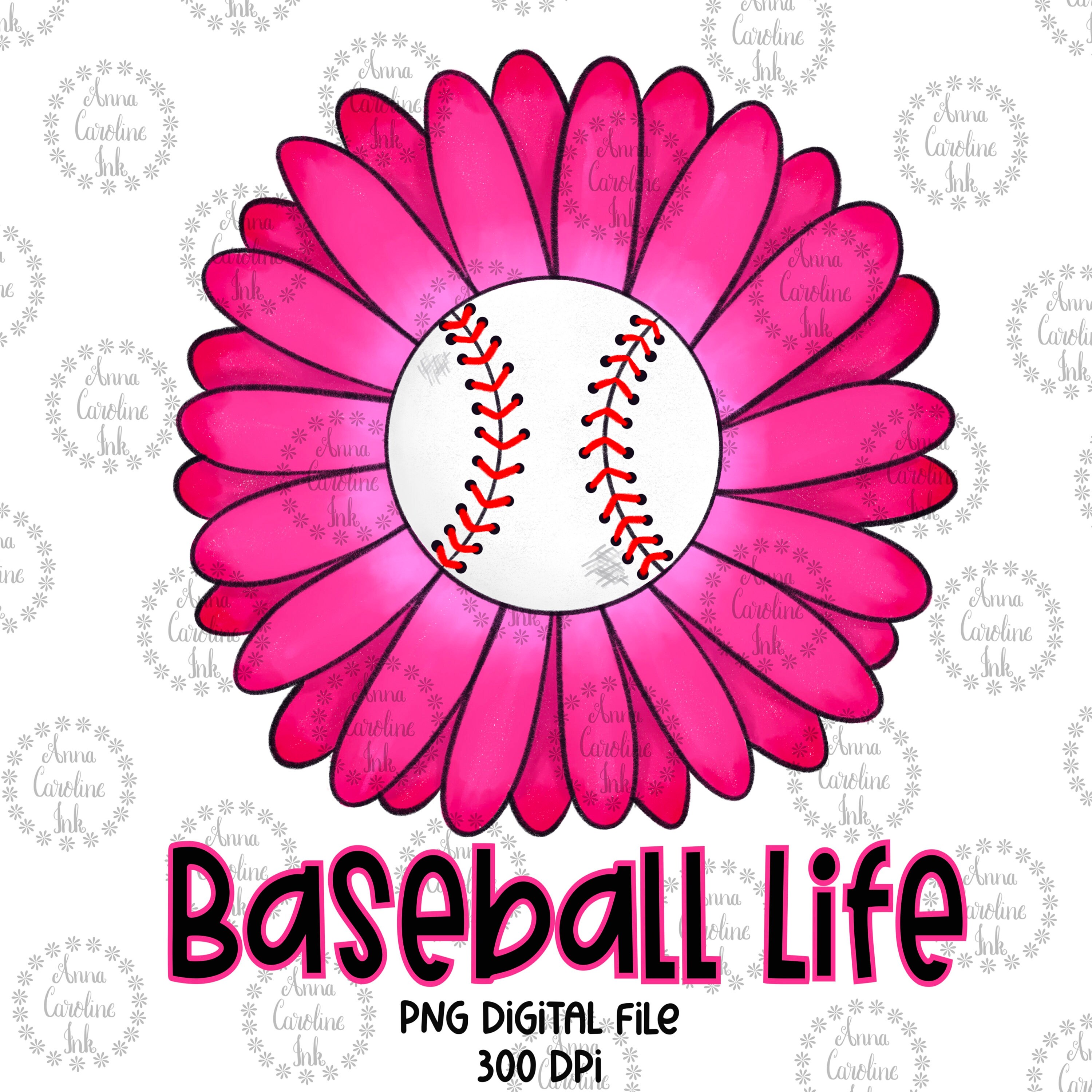 Baseball Life Digital File for Sublimation|hand Drawn Digital Baseball ...