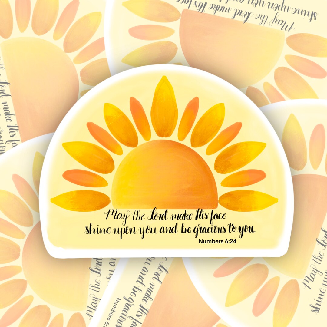 Sunshine Vinyl Waterproof Sticker for Christian Friend Gift for Women ...